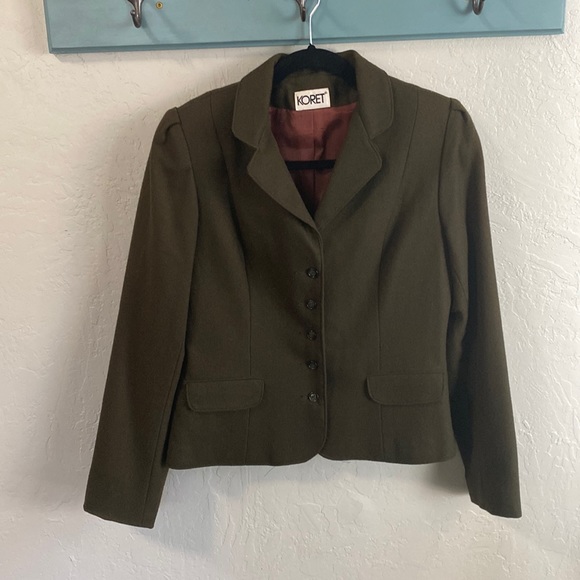 Koret | Jackets & Coats | Vintage Koret 2 Piece Suit Set Olive Color ...
